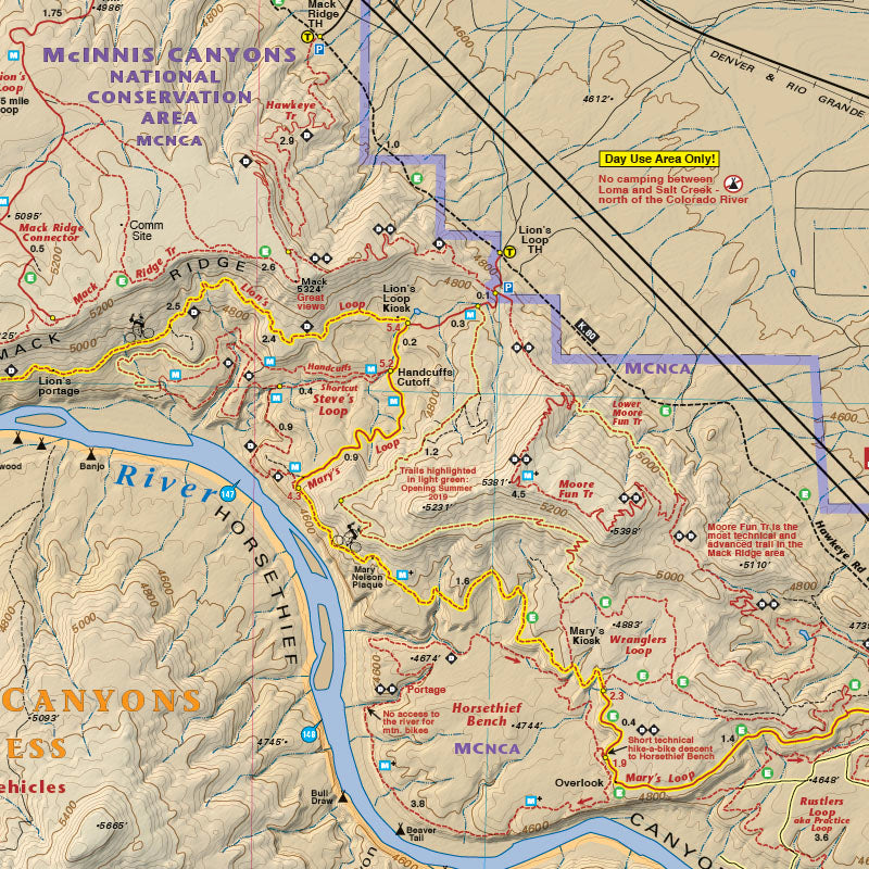 Fruita-Grand Junction Trails 7th ed. Map by Latitude 40 maps | Avenza Maps