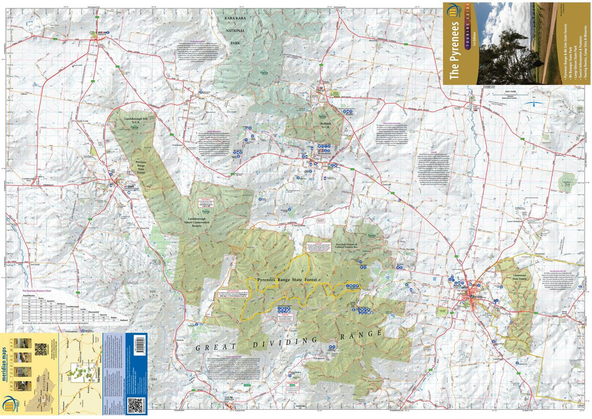 The Pyrenees Touring Map Bundle by Meridian Maps | Avenza Maps