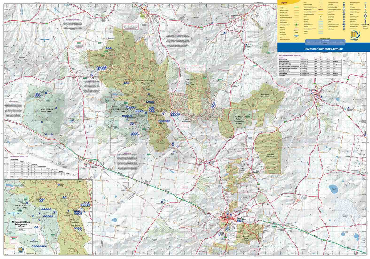 The Pyrenees Touring Map Bundle by Meridian Maps | Avenza Maps