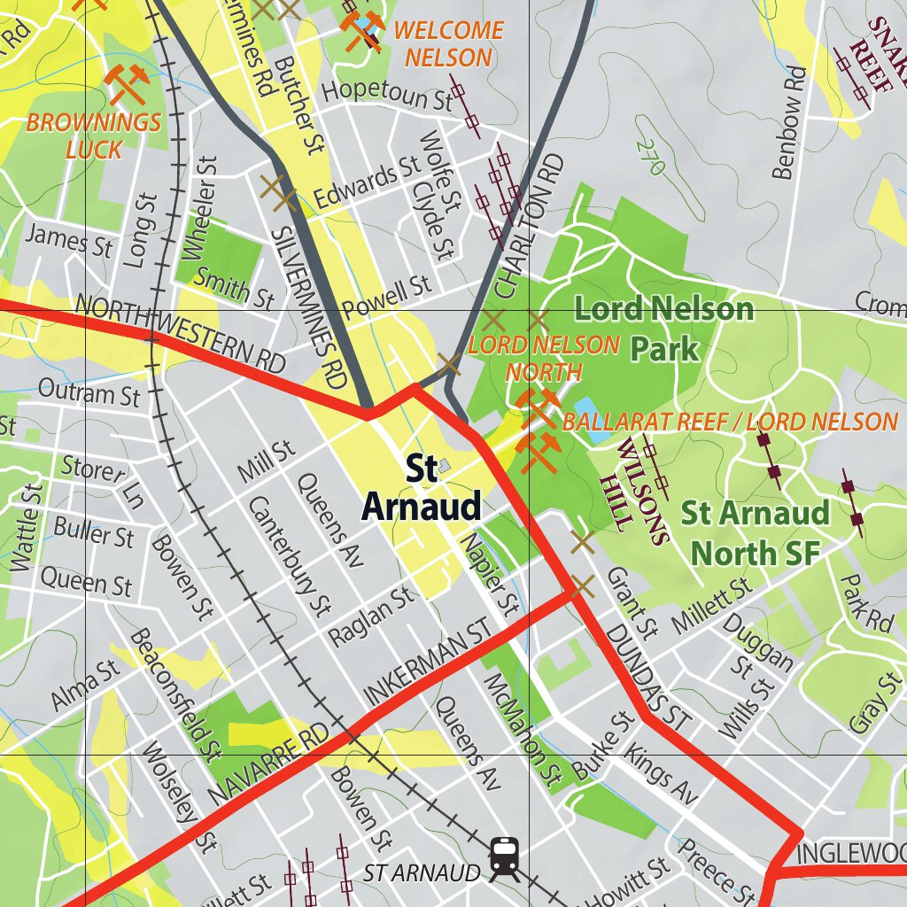 St Arnaud - Gold Prospecting Map by Signal Prospecting | Avenza Maps