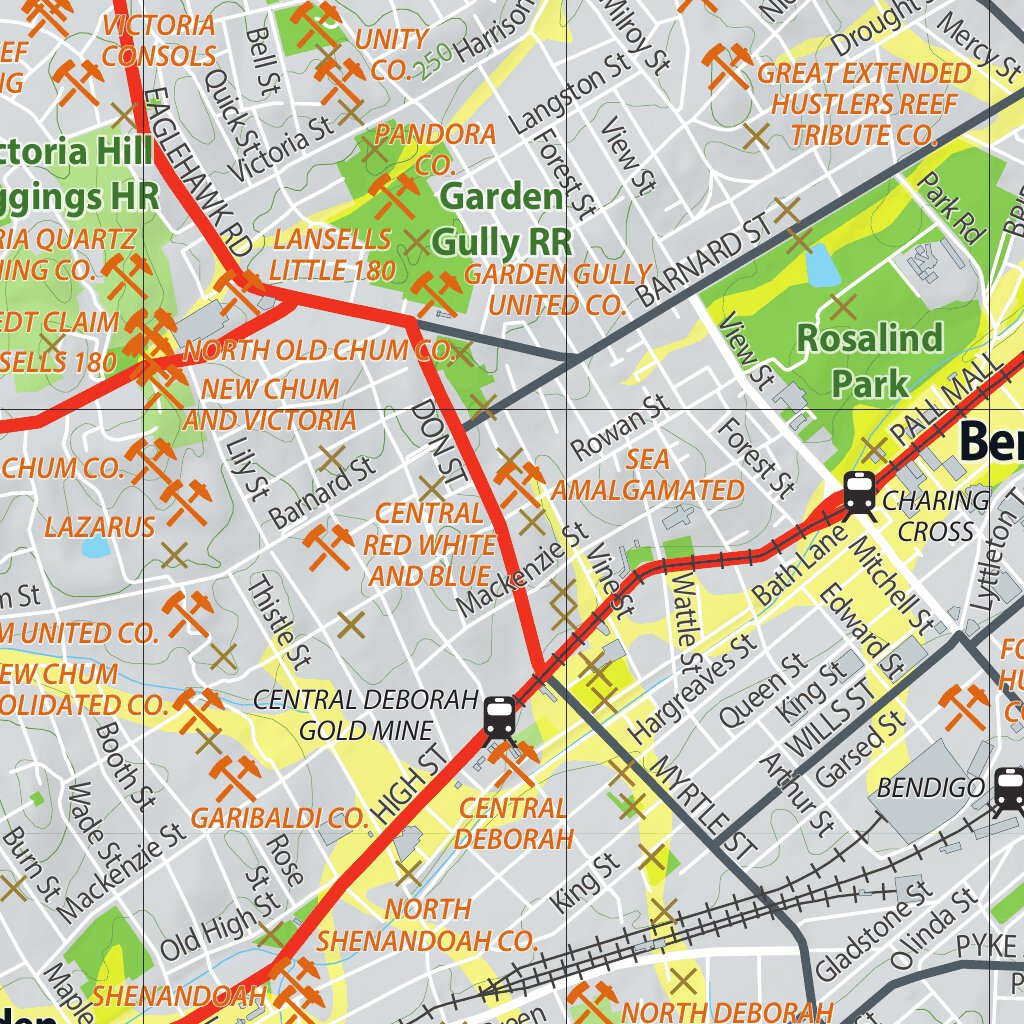 Bendigo - Gold Prospecting Map by Signal Prospecting | Avenza Maps