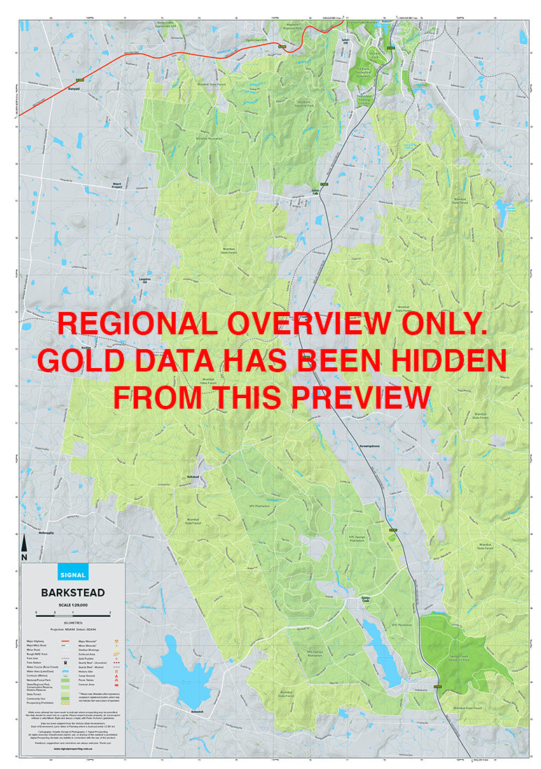 Barkstead - Gold Prospecting Map by Signal Prospecting | Avenza Maps