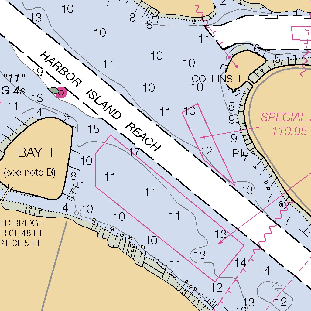 Newport Bay Map by National Oceanographic & Atmospheric Administration ...