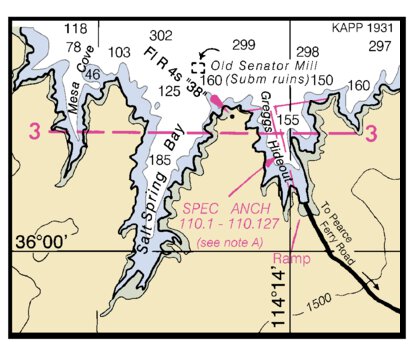 Salt Spring Bay Map by National Oceanographic & Atmospheric ...