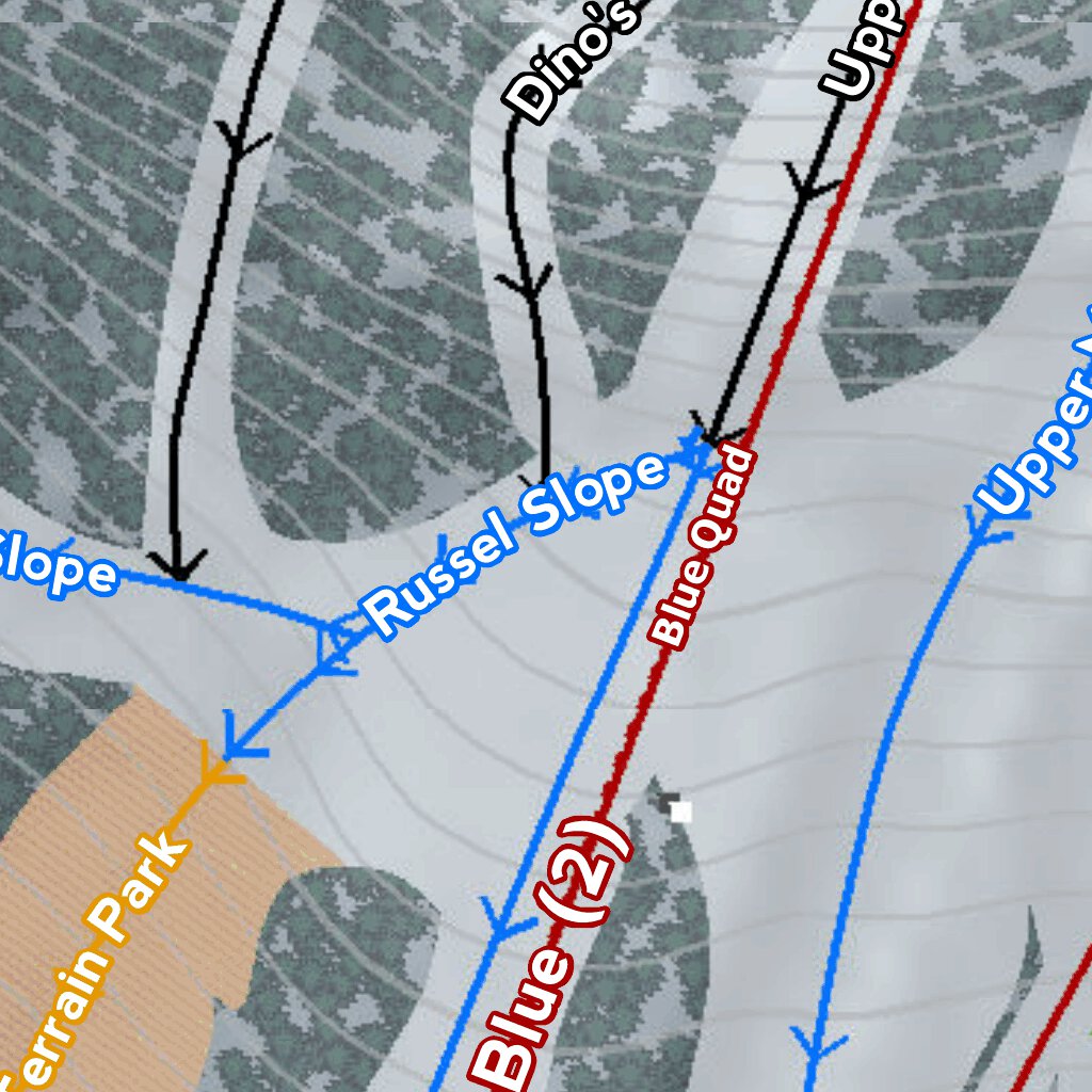 Bousquet Mountain Resort Map by Mapsynergy | Avenza Maps
