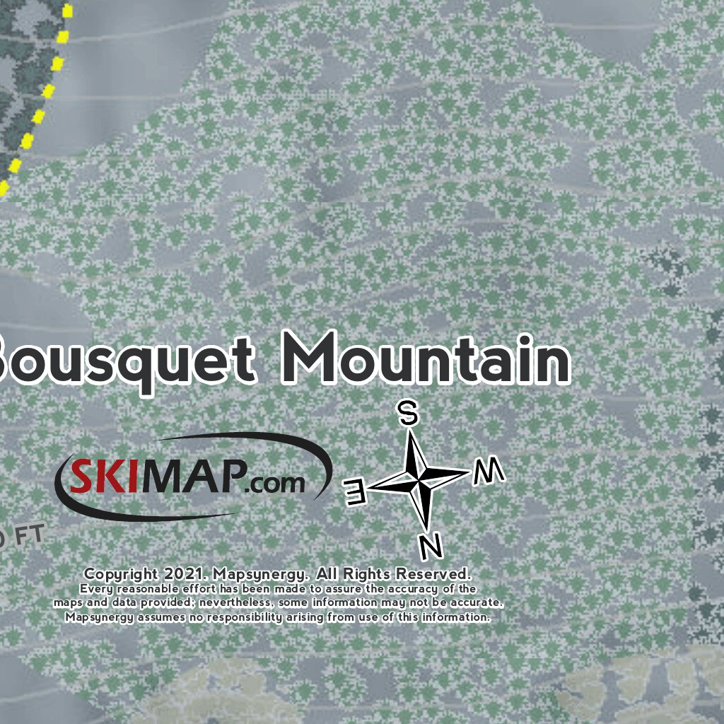 Bousquet Mountain Resort Map by Mapsynergy | Avenza Maps