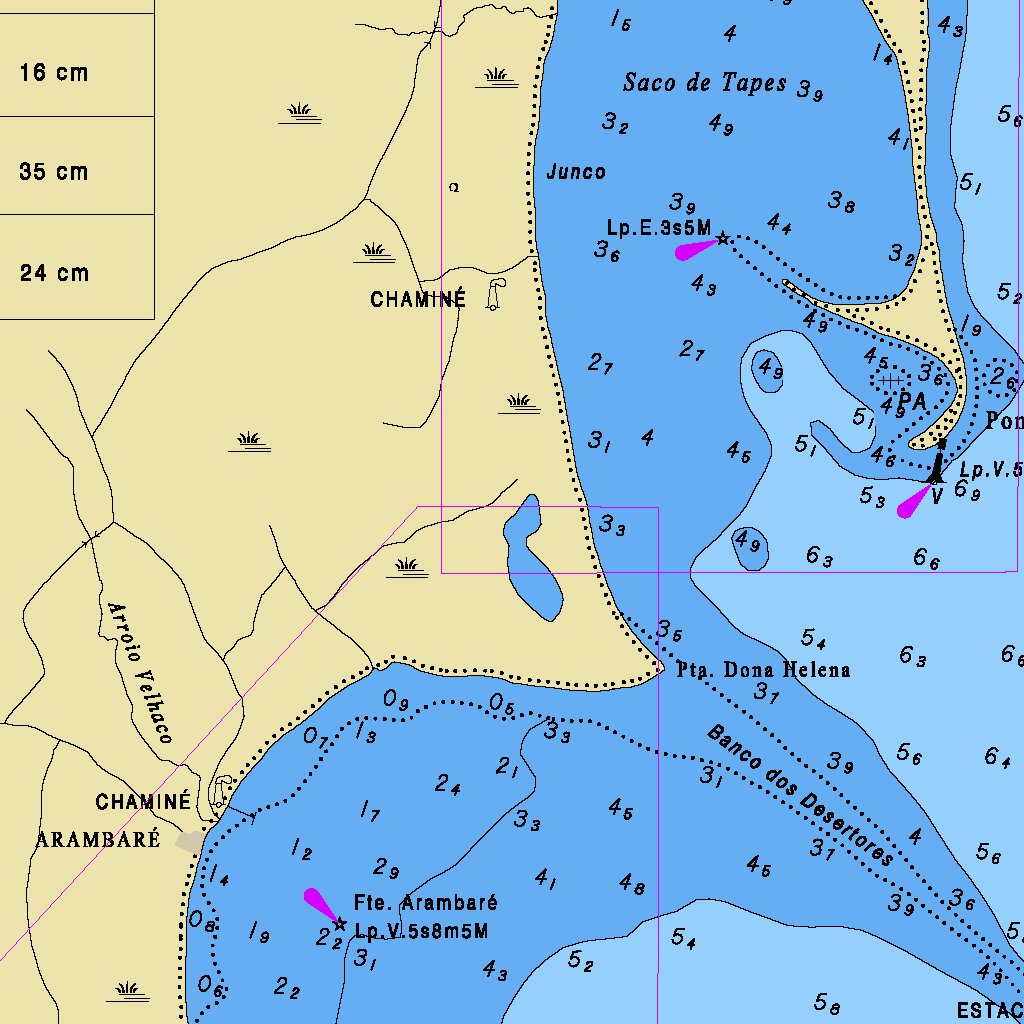 LAGOA DOS PATOS (2140) Map by Centro de Hidrografia da Marinha | Avenza ...