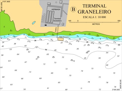 TERMINAL GRANELEIRO (4029) Map by Centro de Hidrografia da Marinha ...