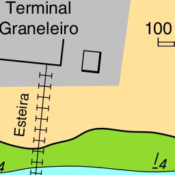 TERMINAL GRANELEIRO (4029) Map by Centro de Hidrografia da Marinha ...