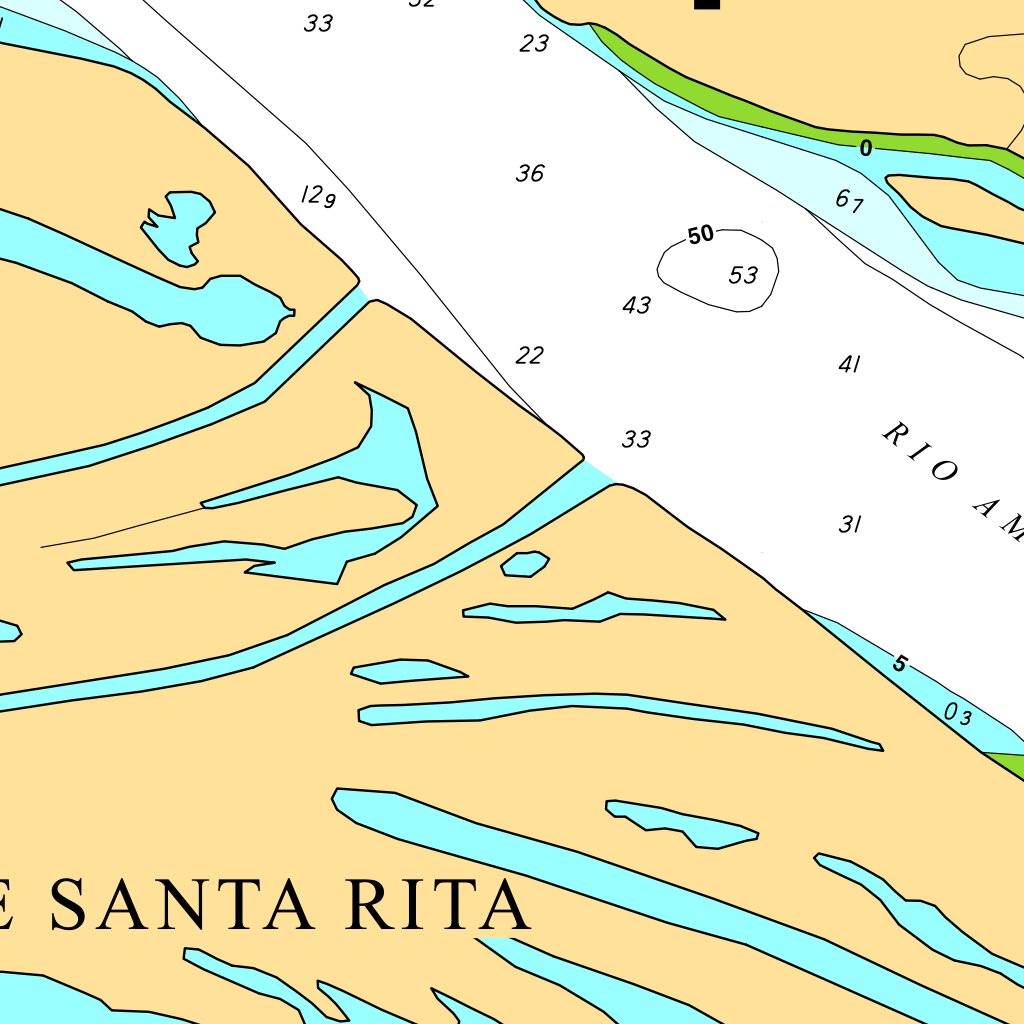 PARANÀ DE SANTA RITA (4023A) Map by Centro de Hidrografia da Marinha ...