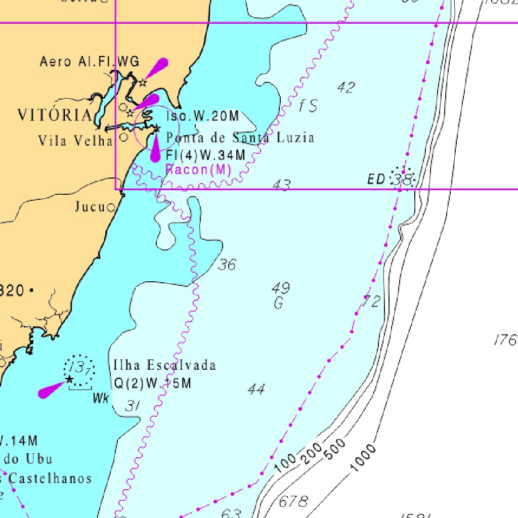 DO ARQUIPÉLAGO DOS ABROLHOS AO CABO FRIO (21060) Map by Centro de ...