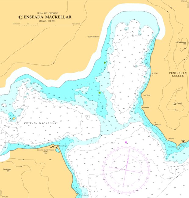 ILHA REI GEORGE - ENSEADA MACKELLAR (25121C) Map by Centro de ...