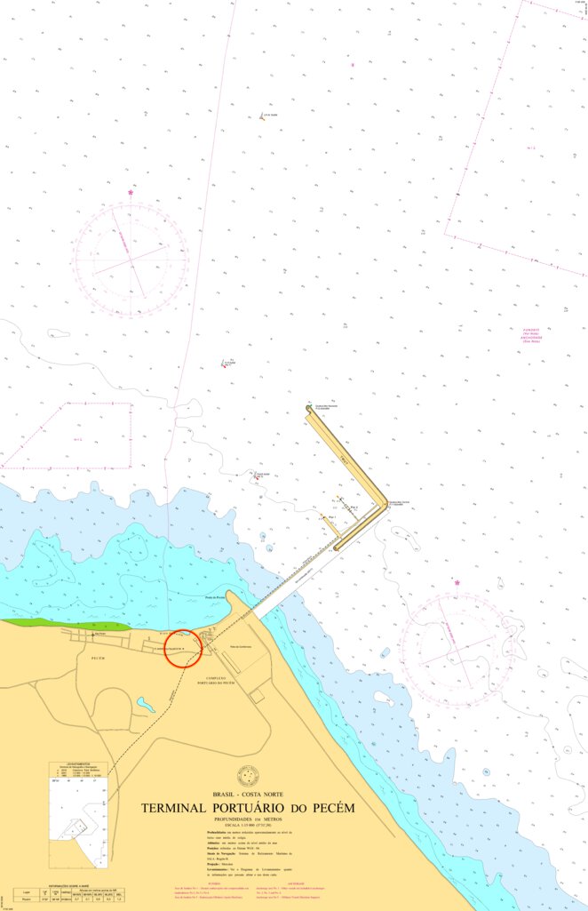 TERMINAL PORTUÁRIO DO PECÉM (711) Map by Centro de Hidrografia da ...