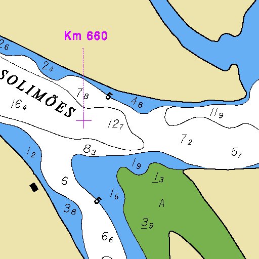 TEFÉ - SANTO ANTÔNIO DE IÇA (HS-C2) Map by Centro de Hidrografia da ...
