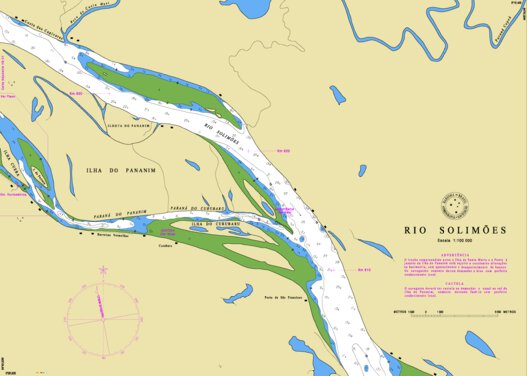 COARÍ - TEFÉ (HS-B6) Map by Centro de Hidrografia da Marinha | Avenza Maps