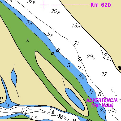 COARÍ - TEFÉ (HS-B6) Map by Centro de Hidrografia da Marinha | Avenza Maps