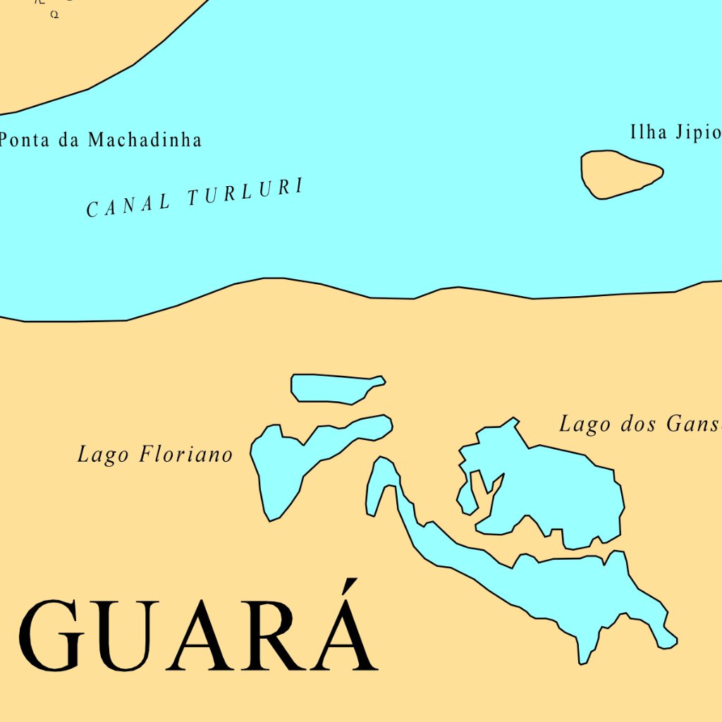 DA PONTA TUCUMÃ À PONTA DO GUARÁ (21200) Map by Centro de Hidrografia ...