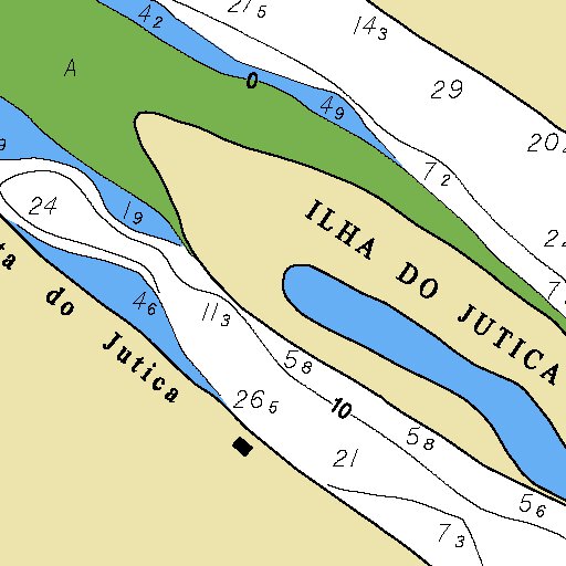 COARÍ - TEFÉ (HS-B5) Map by Centro de Hidrografia da Marinha | Avenza Maps