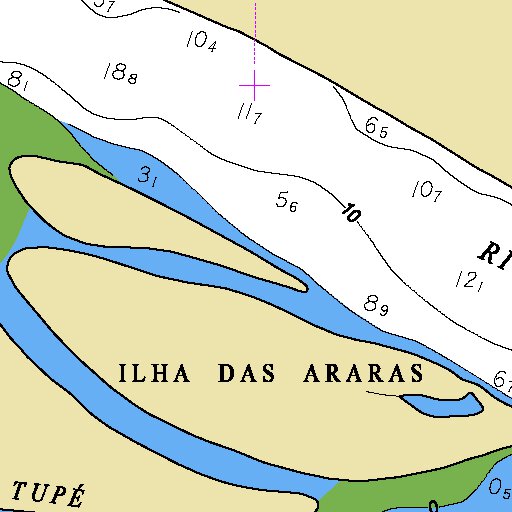 TEFÉ - SANTO ANTÔNIO DE IÇA (HS-C7) Map by Centro de Hidrografia da ...