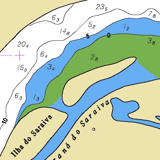 TEFÉ - SANTO ANTÔNIO DE IÇA (HS-C11) Map by Centro de Hidrografia da ...
