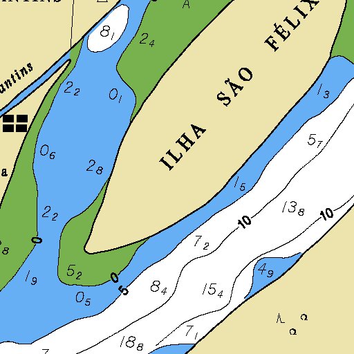 TEFÉ - SANTO ANTÔNIO DE IÇA (HS-C14) Map by Centro de Hidrografia da ...