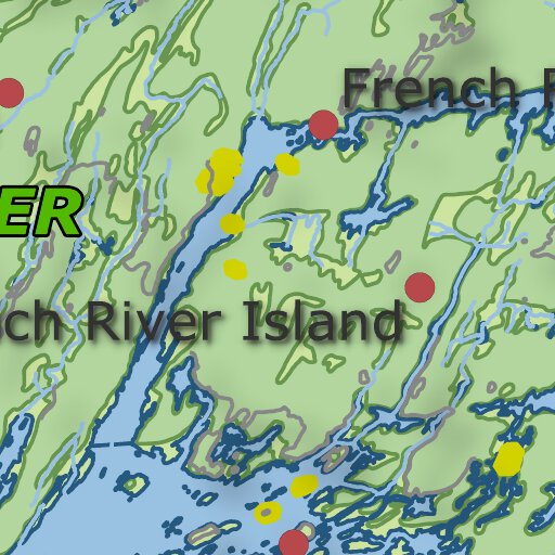 Ontario Provincial Park: French River West Map by Xavier Maps | Avenza Maps