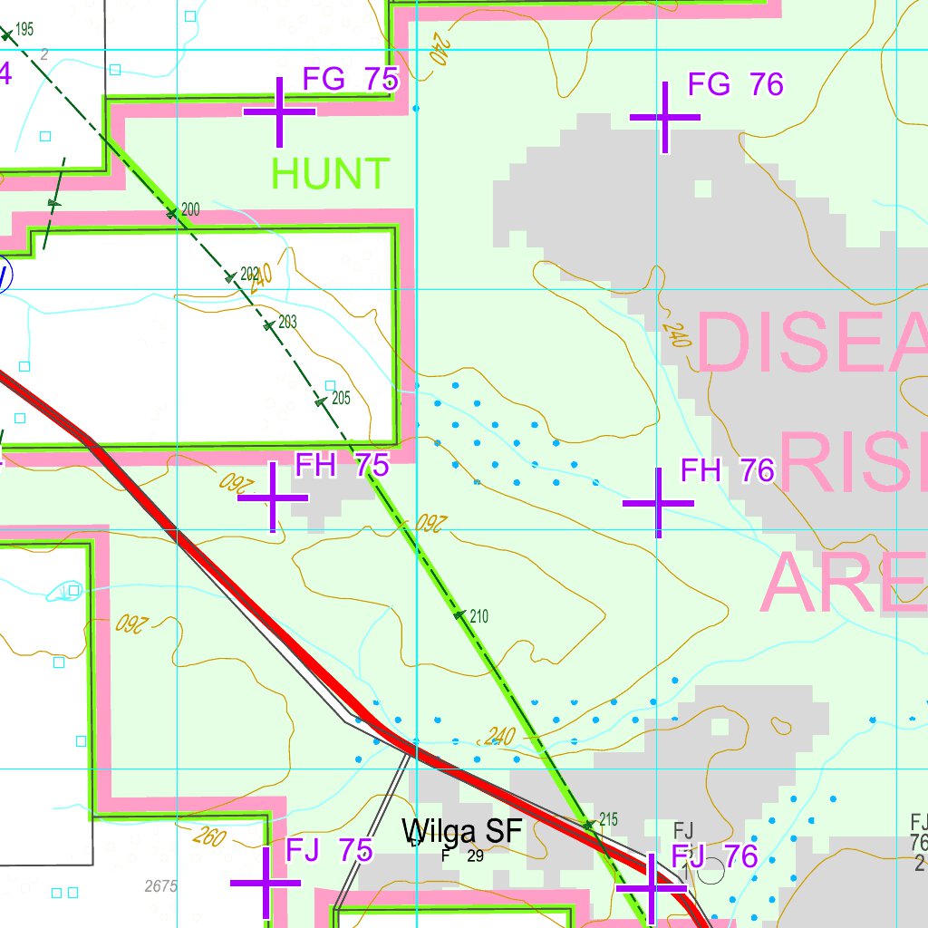 COG Series Map 2130-14: Wilga and Evans by Western Australia Department ...
