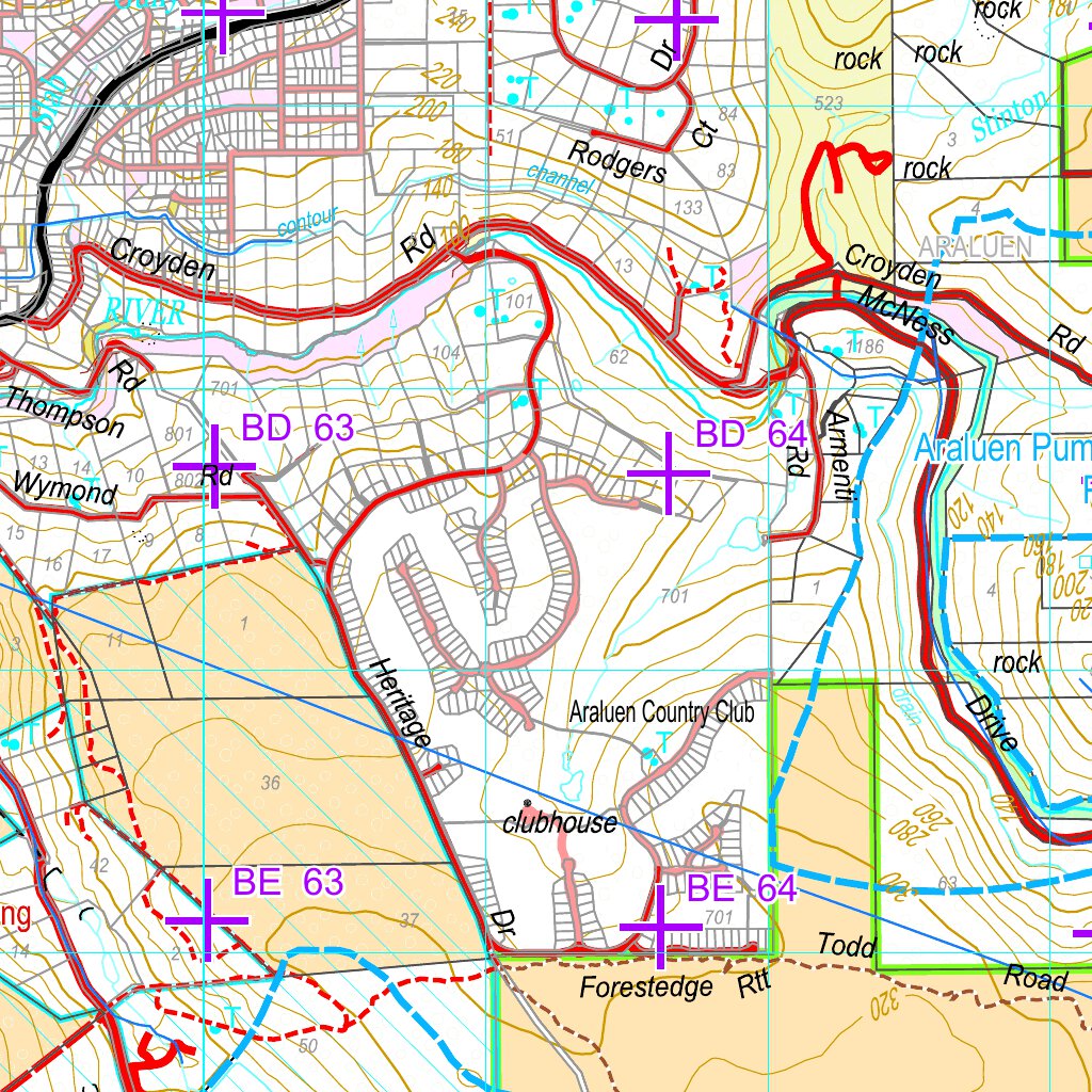 COG Series Map 2133-14: Kelmscott and Beraking by Western Australia ...