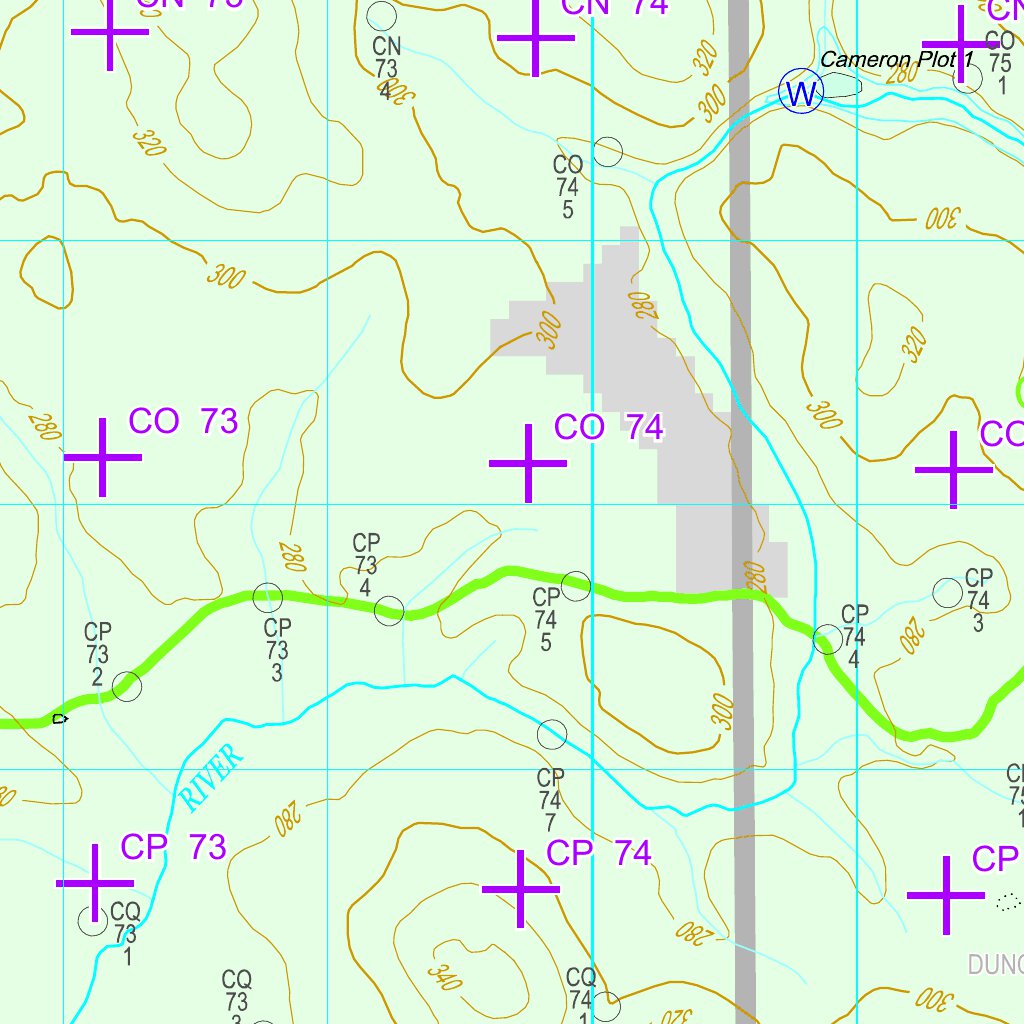 COG Series Map 2132-14: Dwellingup and Duncan by Western Australia ...