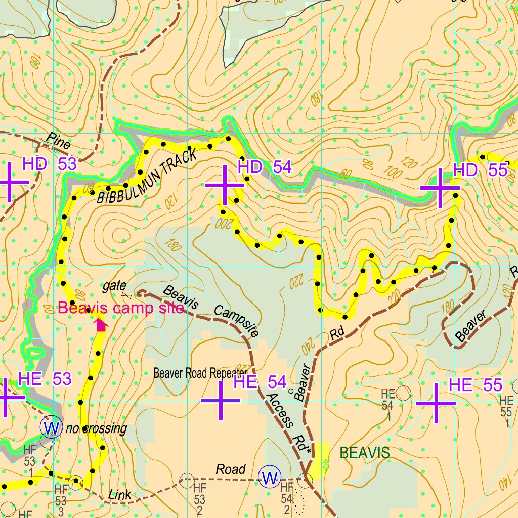 COG Series Map 2029-23: Lake Jasper and Charnwood by Western Australia ...