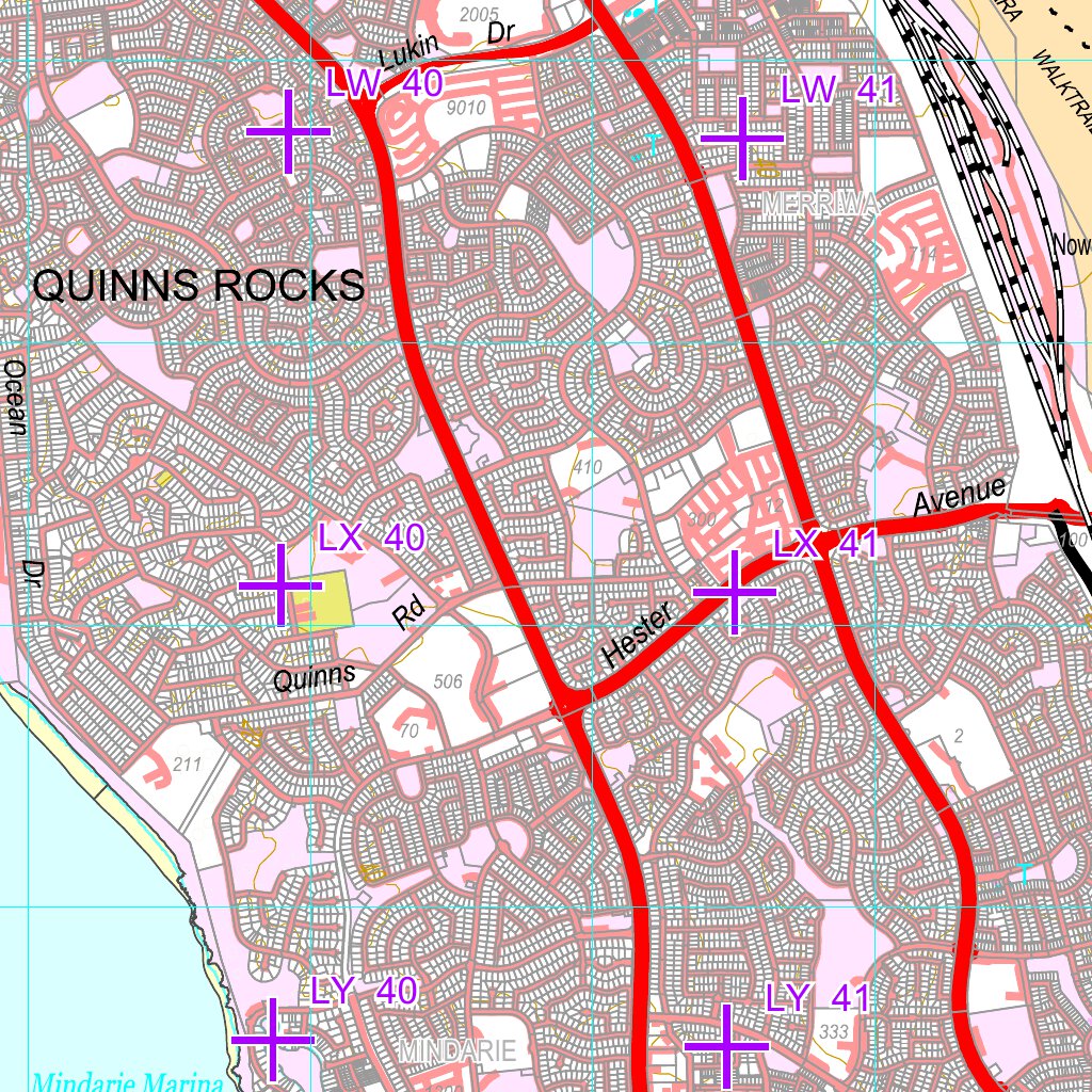 COG Series Map 2034-14: Yanchep and Muchea by Western Australia ...