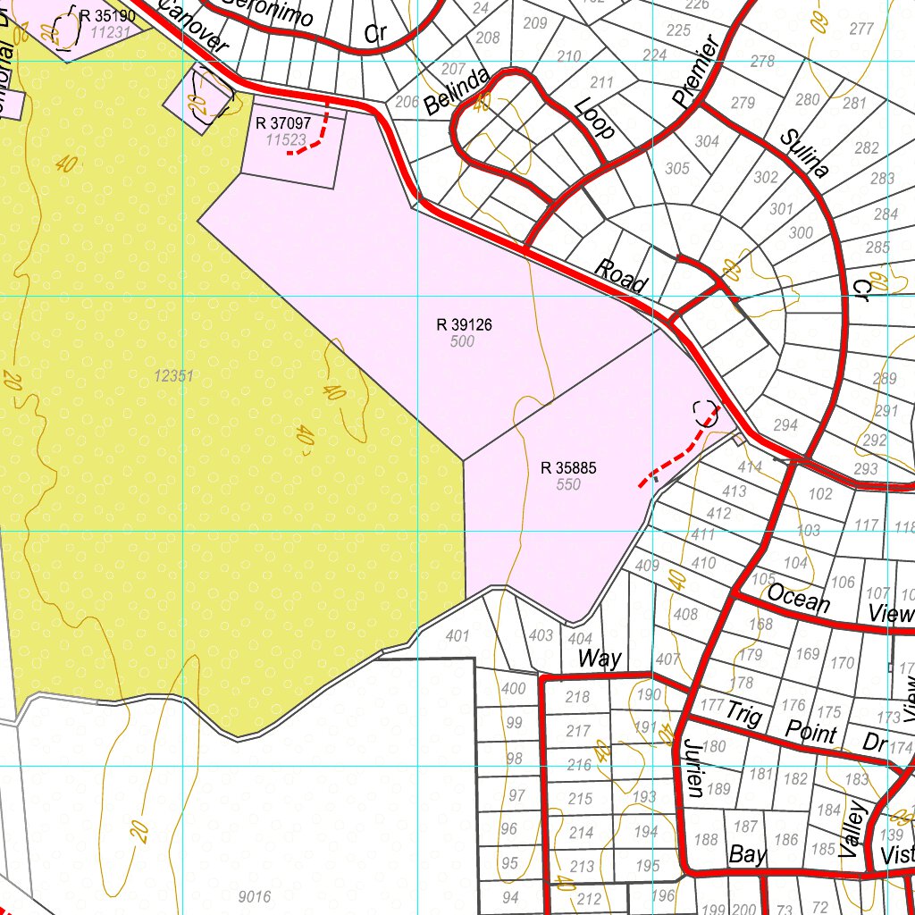 COG Series Map 1937-23: Boullanger Hill River and Cowalla by Western ...