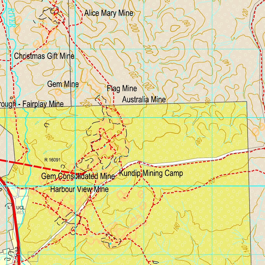 COG Series Map 2930-14: Ravensthorpe and Bandalup by Western Australia ...