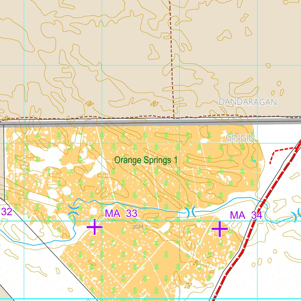 COG Series Map 2036-23: Yatheroo and Capitela by Western Australia ...