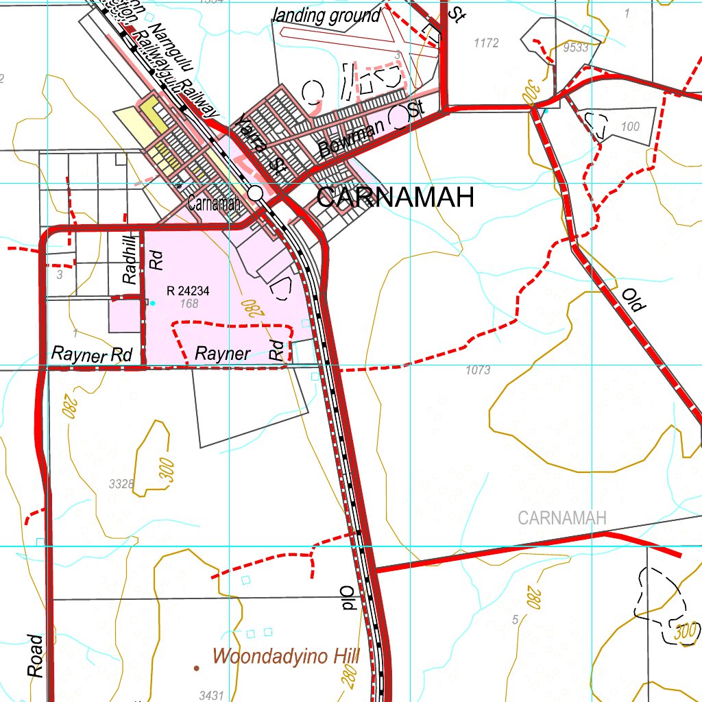 COG Series Map 2038-14: Dookanooka and Carnamah by Western Australia ...