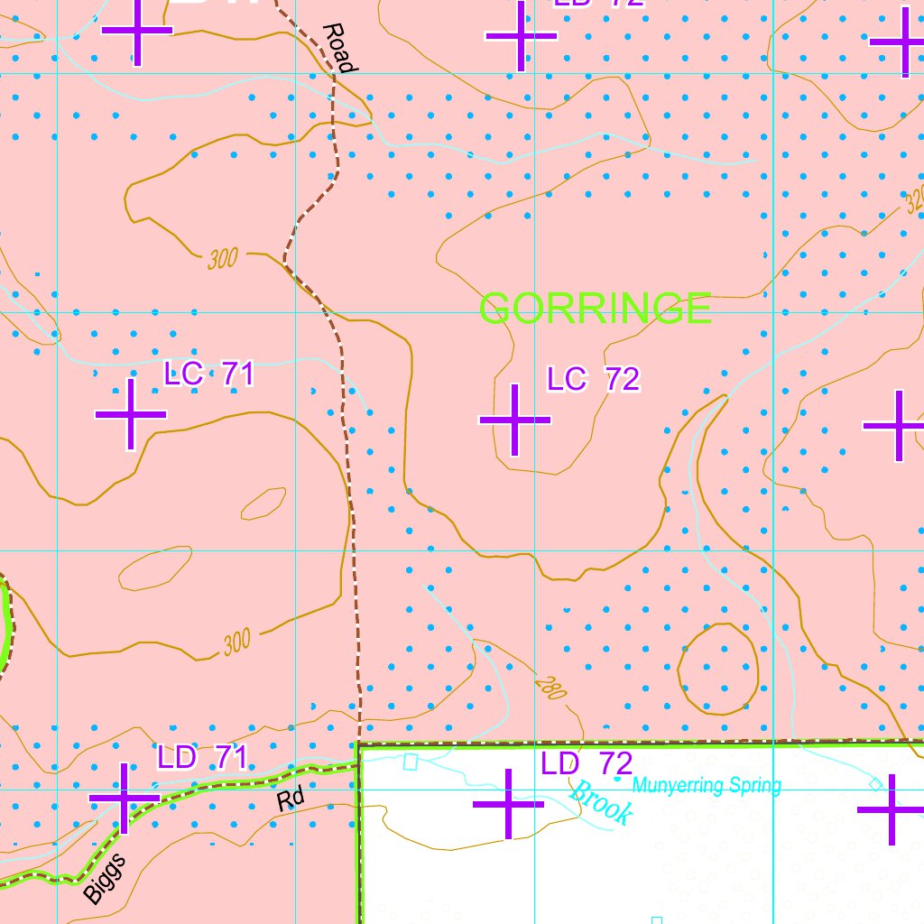 COG Series Map 2135-23: Chittering and Dewars Pool by Western Australia ...