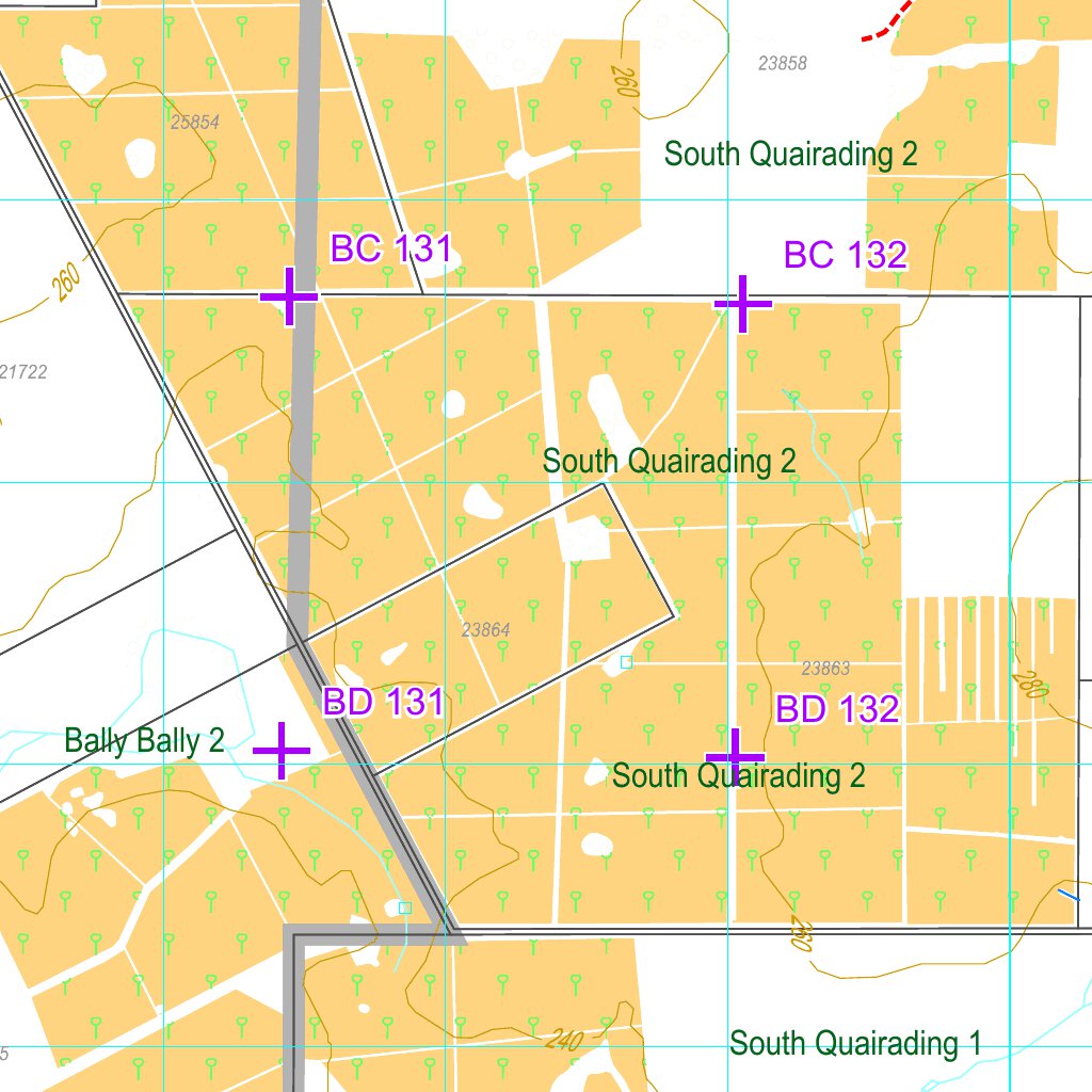 COG Series Map 2333-14: Quajabin and Quairading by Western Australia ...