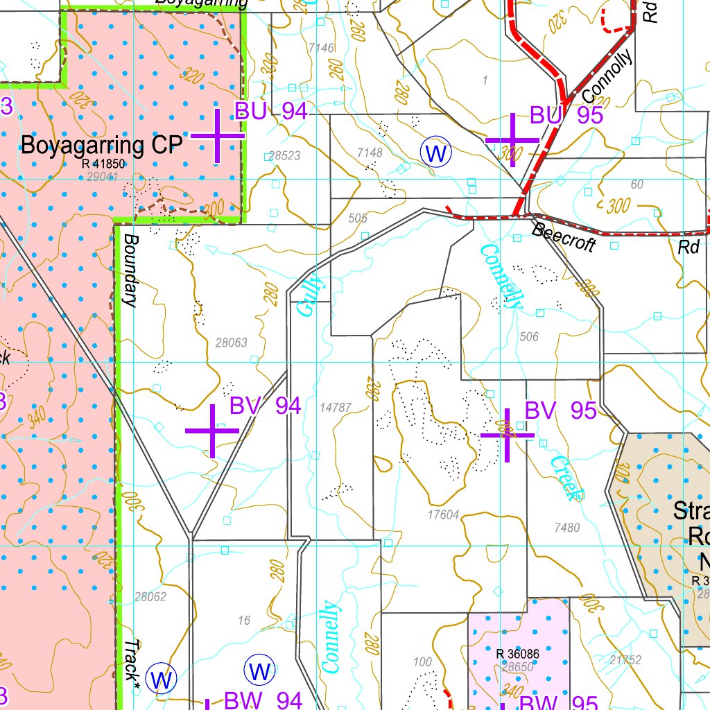 COG Series Map 2233-23: Luptons and Youraling by Western Australia ...