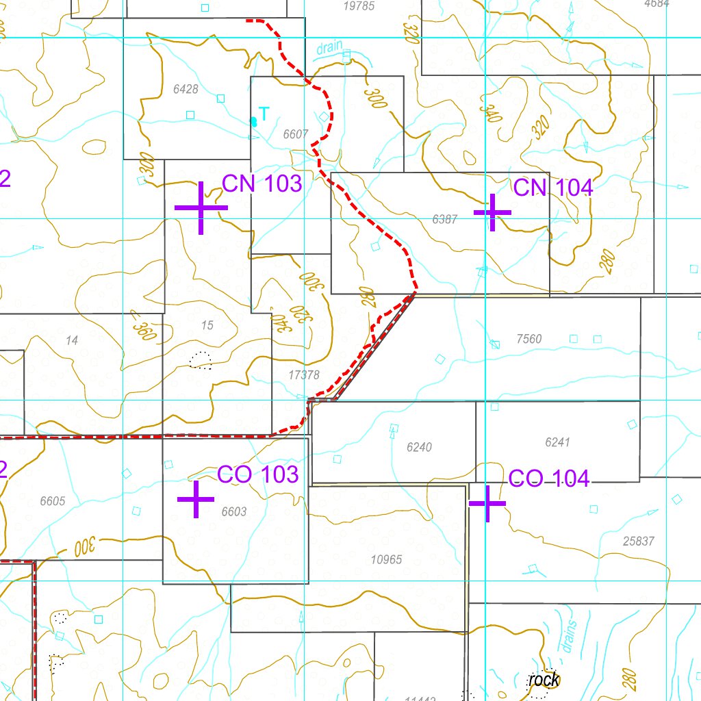 COG Series Map 2232-14: Wandering and Dattening by Western Australia ...