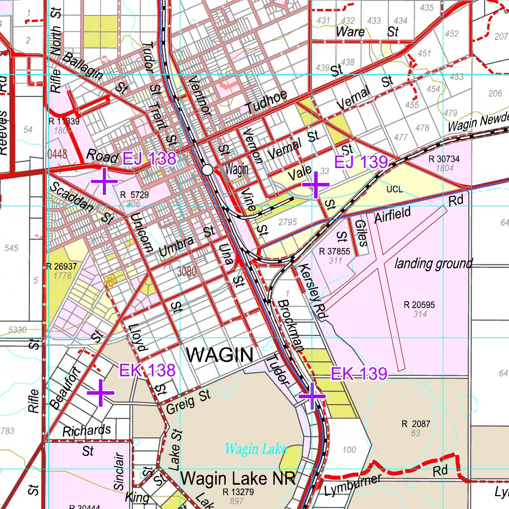 COG Series Map 2331-23: East Arthur and Wagin by Western Australia ...