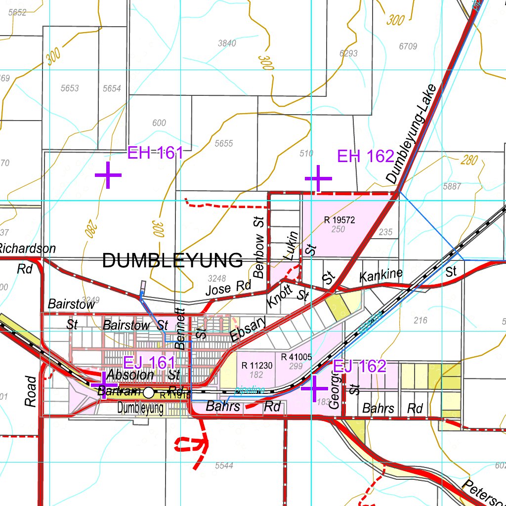 COG Series Map 2431-23: Dumbleyung and Datatine by Western Australia ...