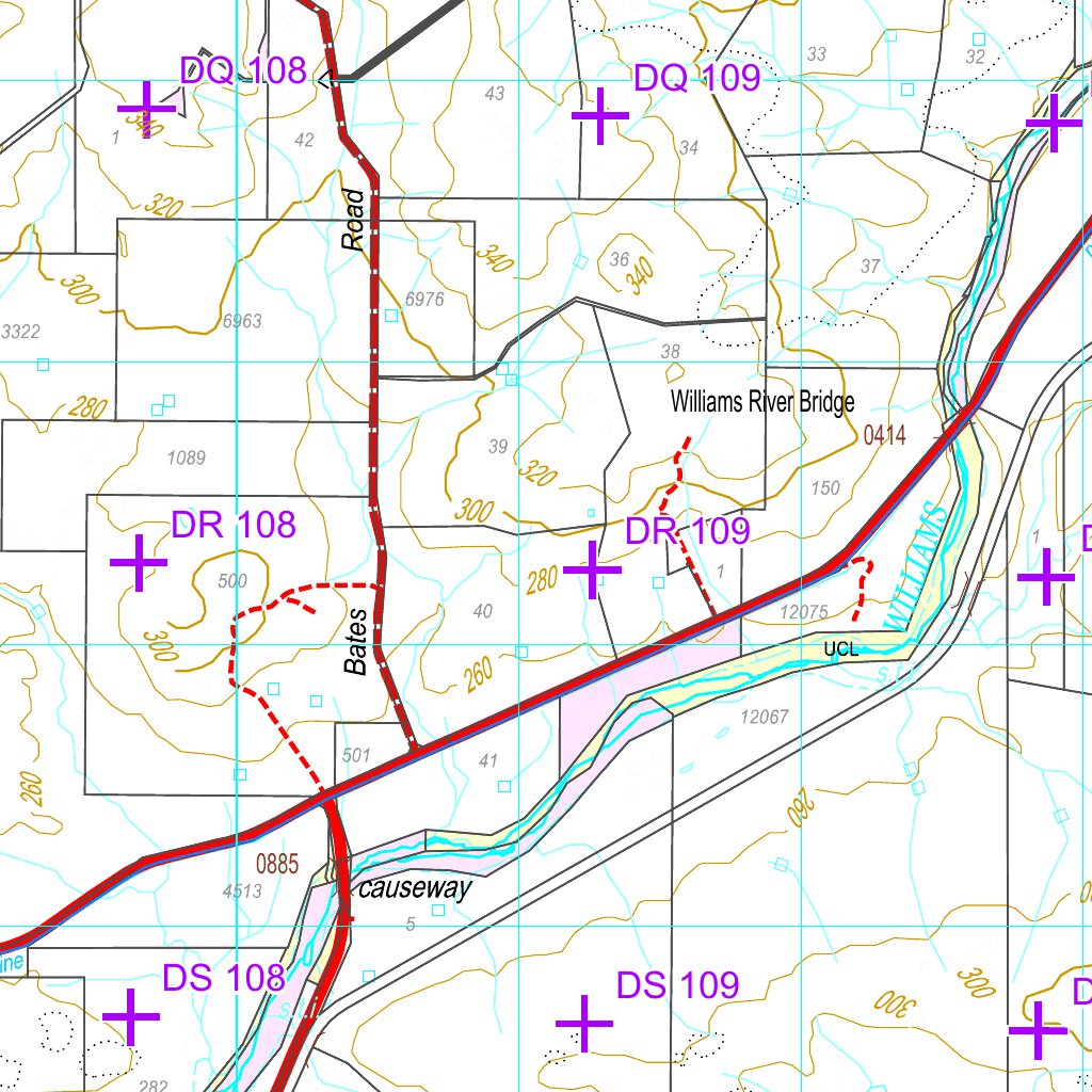 COG Series Map 2231-14: Quindanning and Williams by Western Australia ...