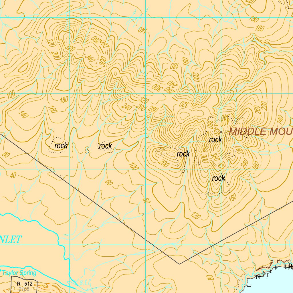 COG Series Map 2829-14: Dempster and Red Island by Western Australia ...