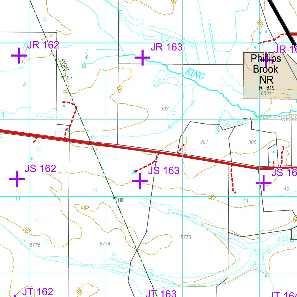 COG Series Map 2428-23: Redmond and Oyster Harbour by Western Australia ...