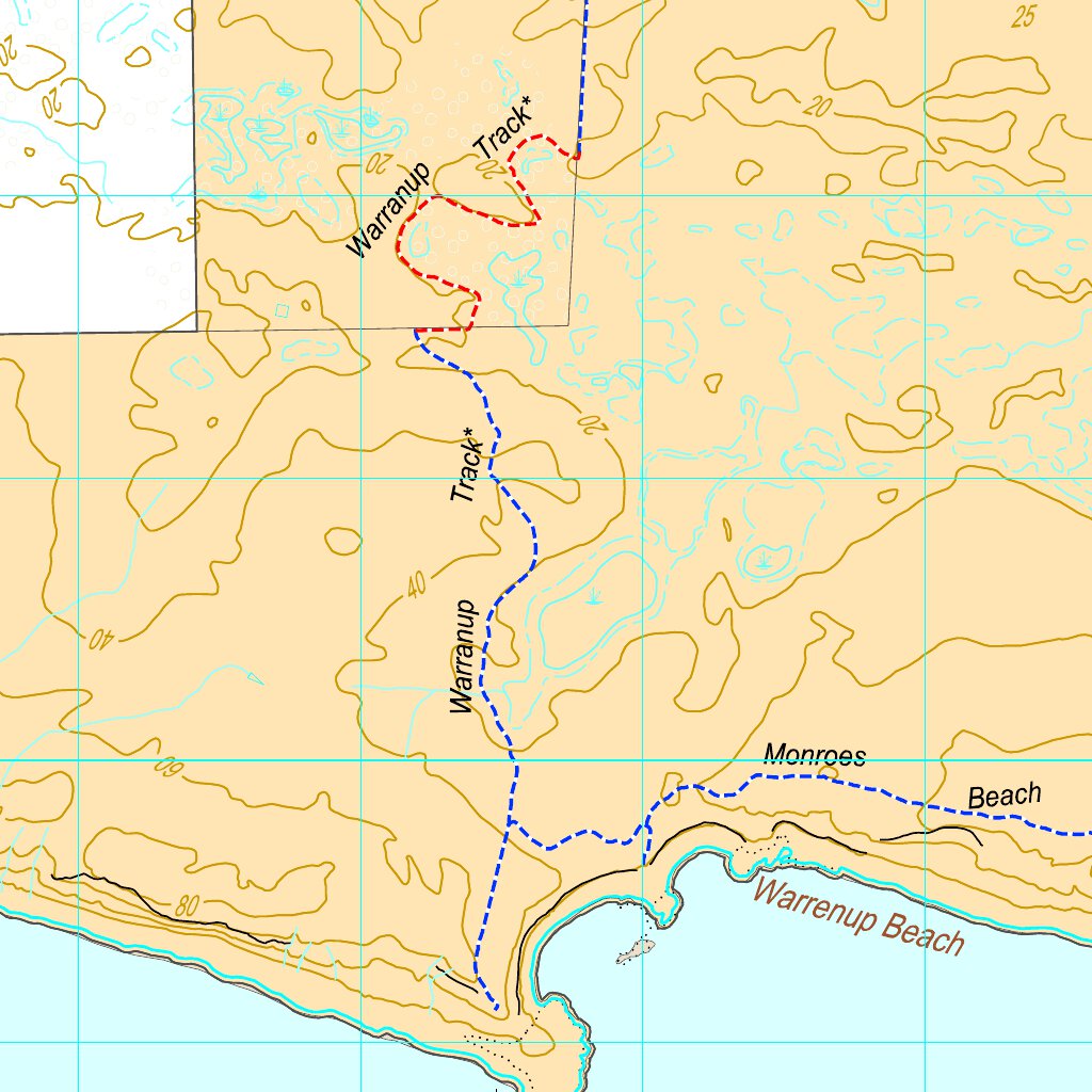 COG Series Map 3130-23: Fanny Cove and Moonanup by Western Australia ...