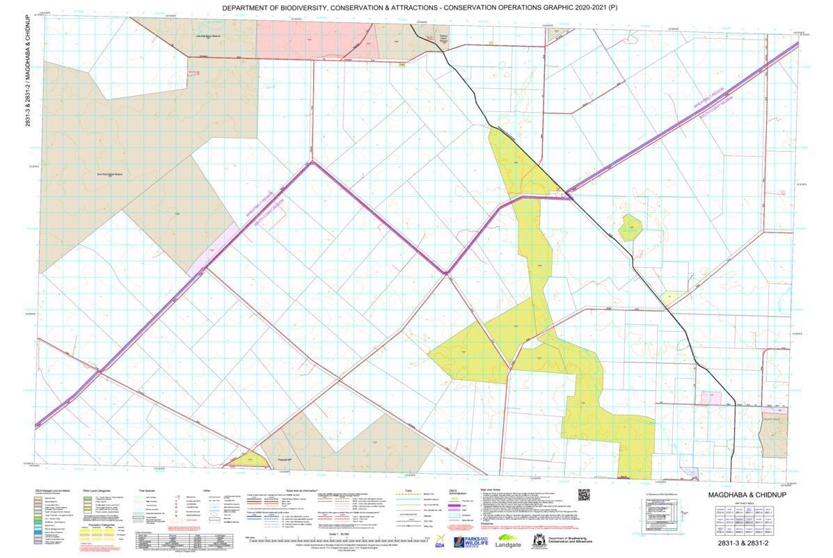 COG Series Map 2831-23: Magdhaba and Chidnup by Western Australia ...