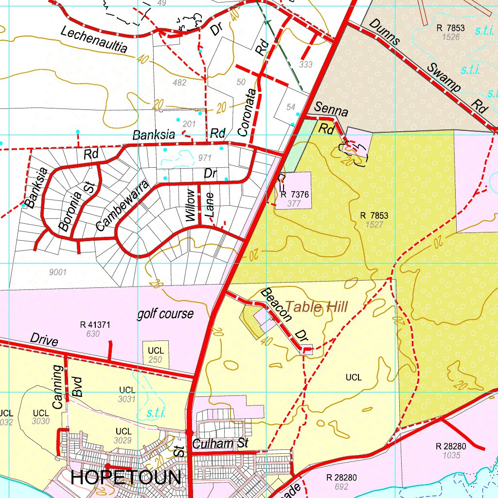 COG Series Map 2930-23: Hopetoun and Jerdacuttup by Western Australia ...