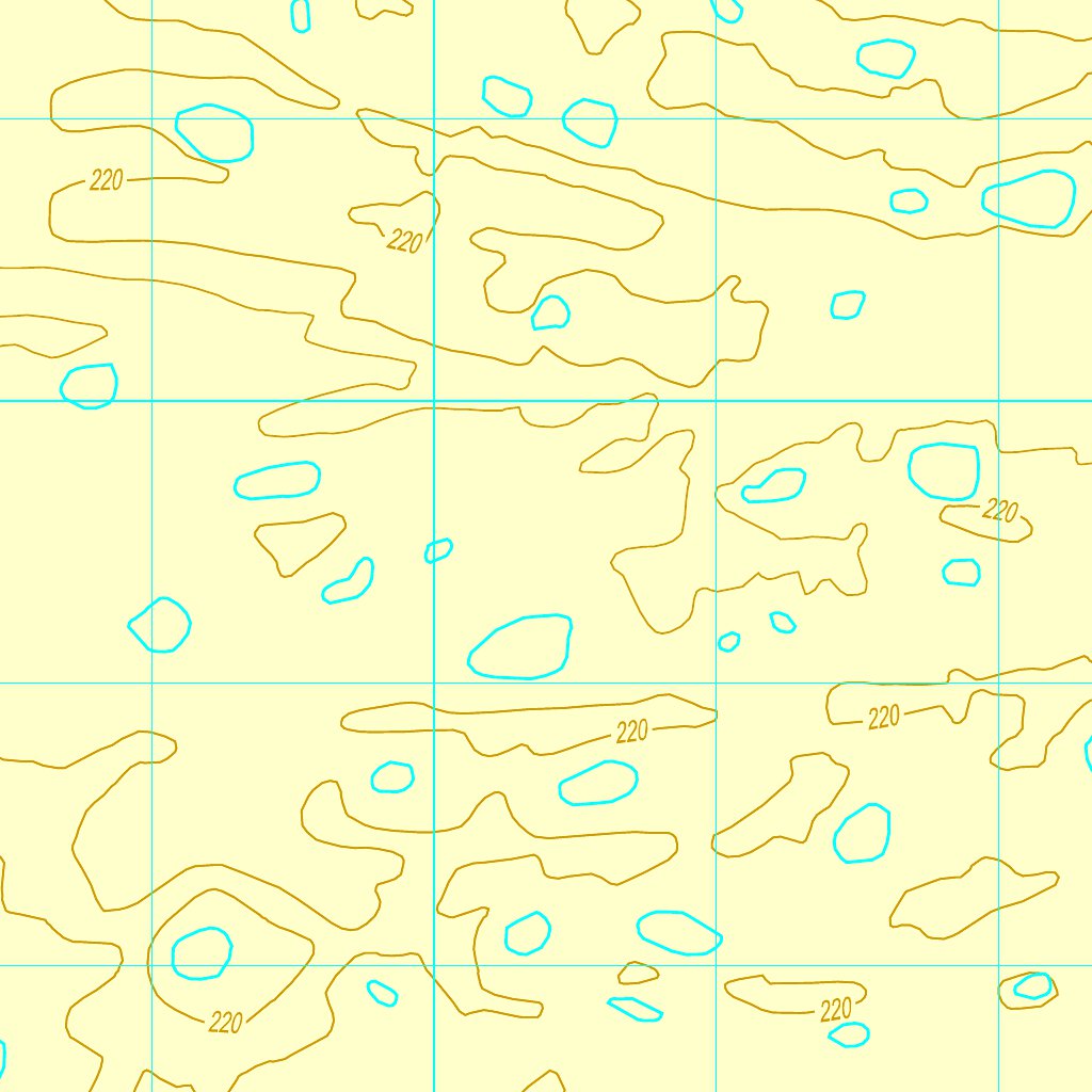 COG Series Map 3331-14: Dingo Rock and Sheoak Hill by Western Australia ...