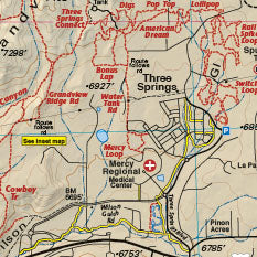 Durango Trails Map-7th ed by Latitude 40 maps | Avenza Maps