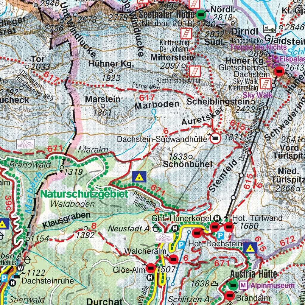 Hiking Map Dachstein - Ausseerland by Freytag-Berndt & Artaria KG ...